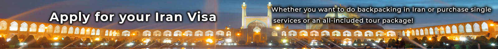 Apply for your Iran visa